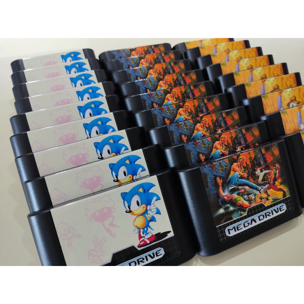 Cartucho de Mega drive escolha o título | Shopee Brasil