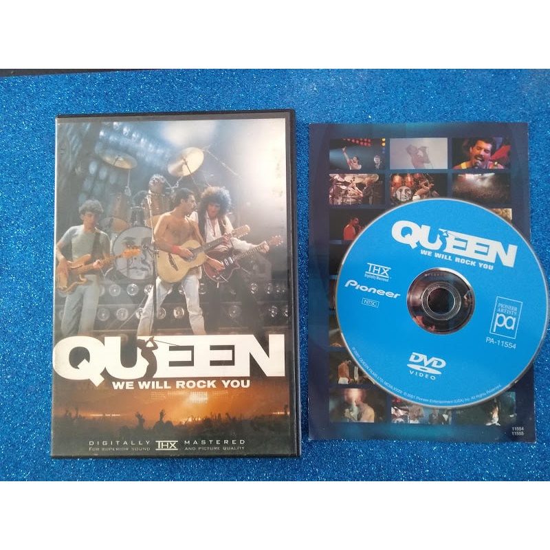 DVD QUEEN - WE WILL ROCK YOU (SOM THX) | Shopee Brasil