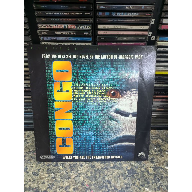LD Laser Disc - Congo - Steven Spielberg - Paramount Pictures | Shopee ...