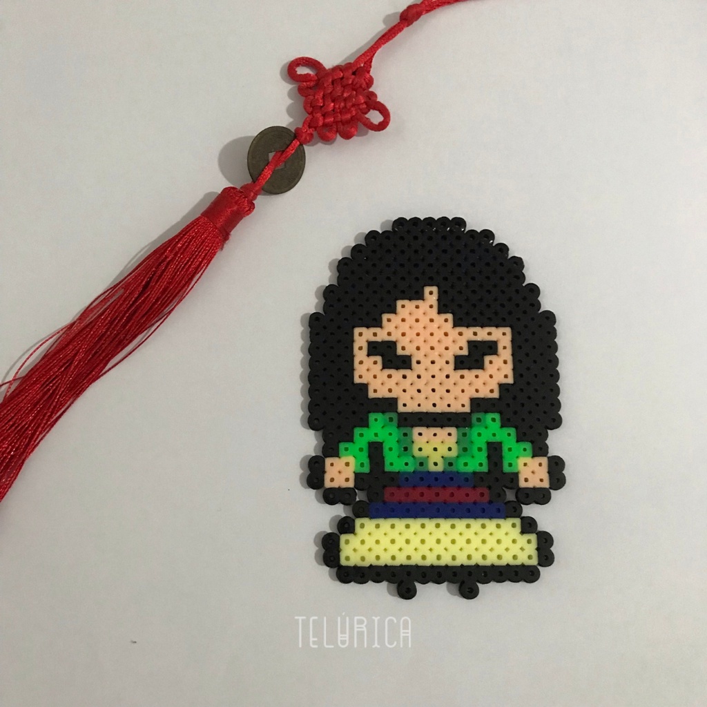 Mulan (Princesas) - Adesivo de Parede em Pixel Art | Shopee Brasil