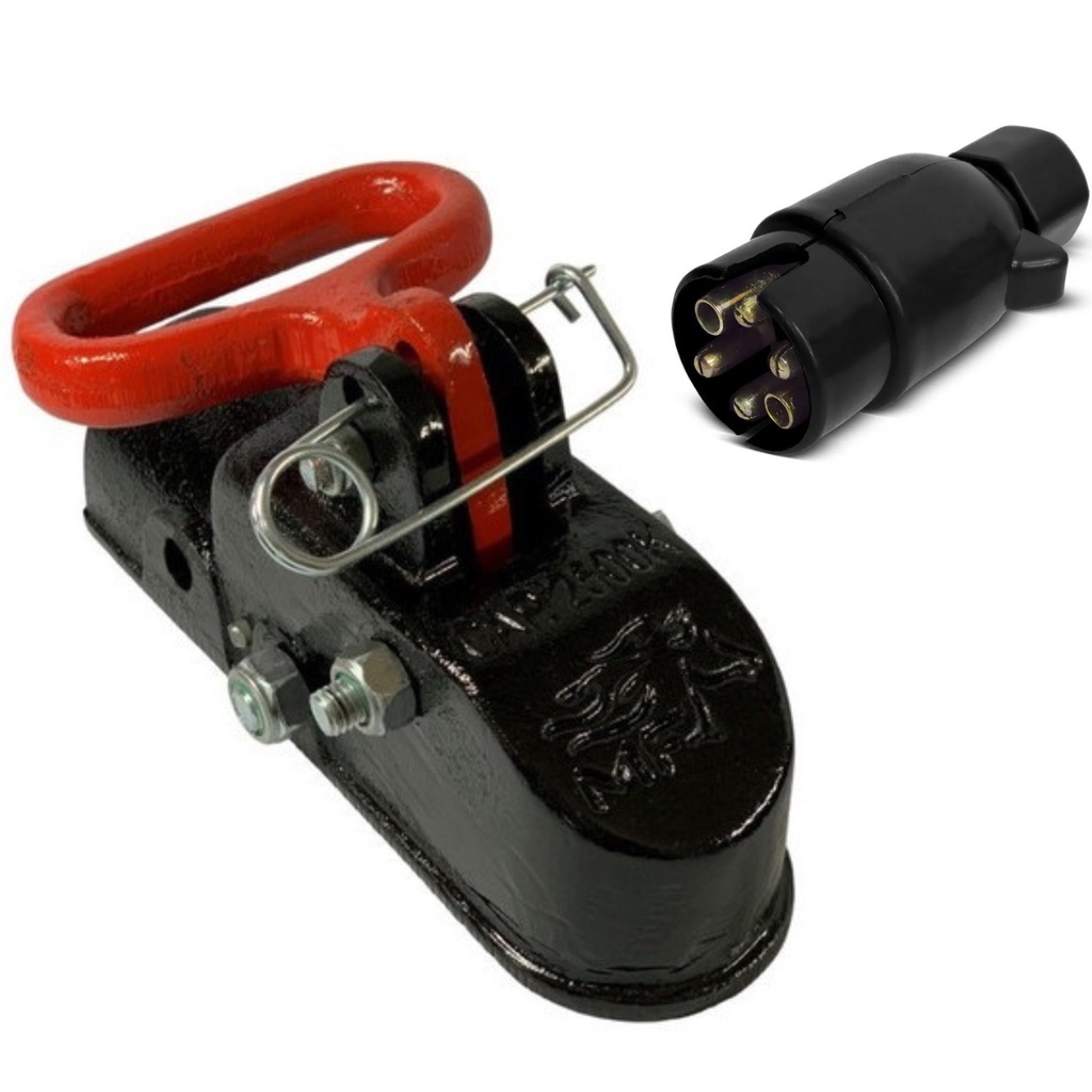 Munheca Engate 2500kg Reboque Carretinha Trailer + Tomada | Shopee Brasil