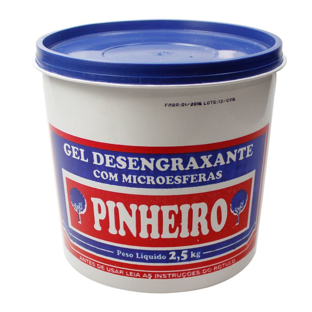 GEL DESENGRAXANTE 2,5KG COM MICROESFERAS PINHEIRO | Shopee Brasil