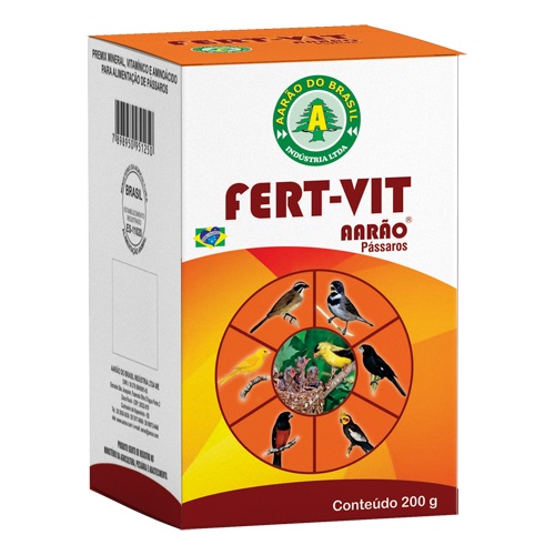 Fert-Vit para Aves em Reprodução - Aarão 200g | Shopee Brasil