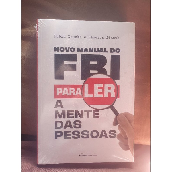 Livro Novo Manual do FBI novo e lacrado | Shopee Brasil