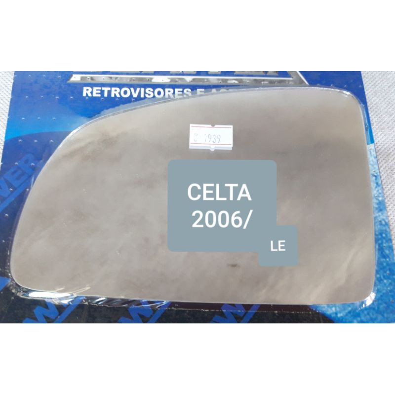 Espelho P/ Retrovisor Gm Celta 2006 07 08 09 10 11 12 13 14 / Prisma / Meriva - Chevrolet ...