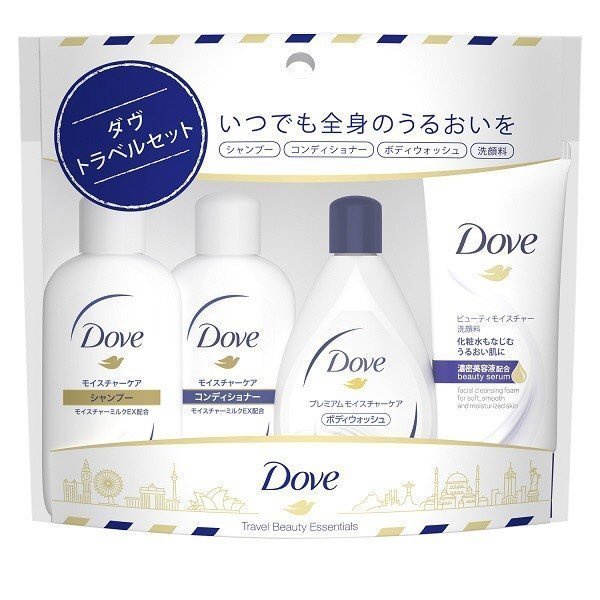 Kit Viagem Dove Shampoo Condicion Sabonete Corporal e Facial | Shopee ...