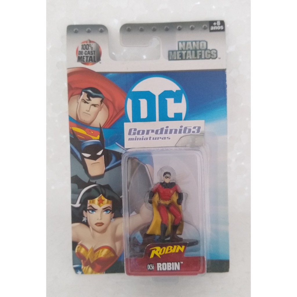 Miniatura de Boneco - Robin - Nano Metalfigs - 4 cm | Shopee Brasil