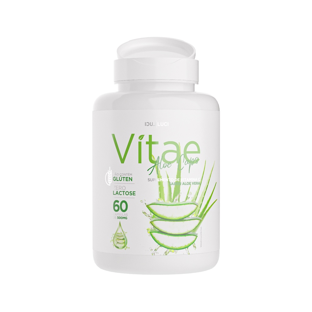 Vitae Aloe Caps Luciluci 60 Cap (Luci Luci) | Shopee Brasil