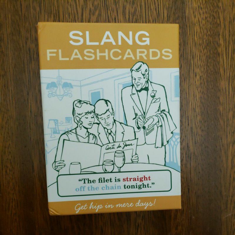 Jogo de cartas importado Slang Flashcards | Shopee Brasil