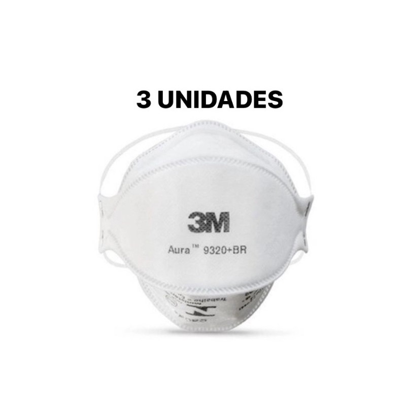 Kit 3 Mascaras Ppf2 3M Aura 9320 + Br Com Nfe | Shopee Brasil