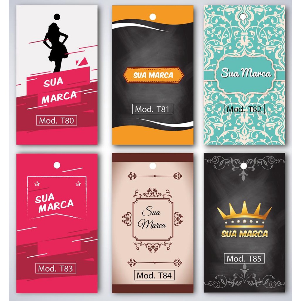 Etiqueta Personalizada para Roupas Tags de Roupa com Informacoes da ...