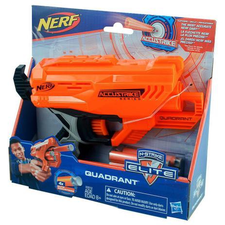 Pistola Nerf N-strike Elite Quadrant (accustrike Series ) Hasbro Original | Shopee Brasil