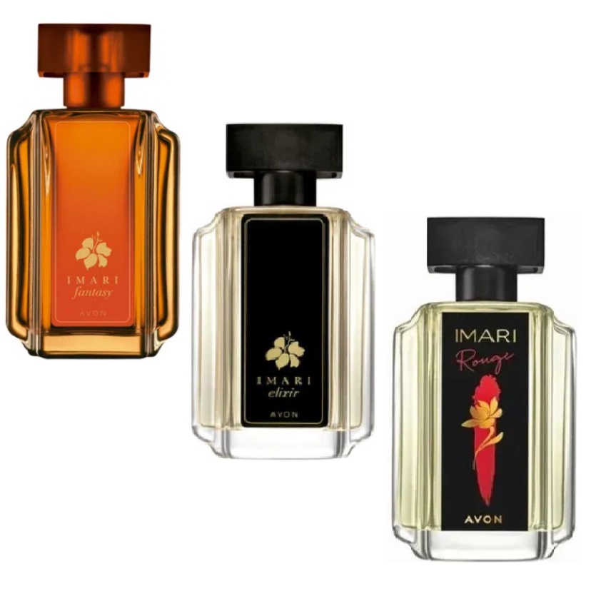 Perfume Imari Fantasy, Elixir ou Rouge 50ml cada Avon | Shopee Brasil