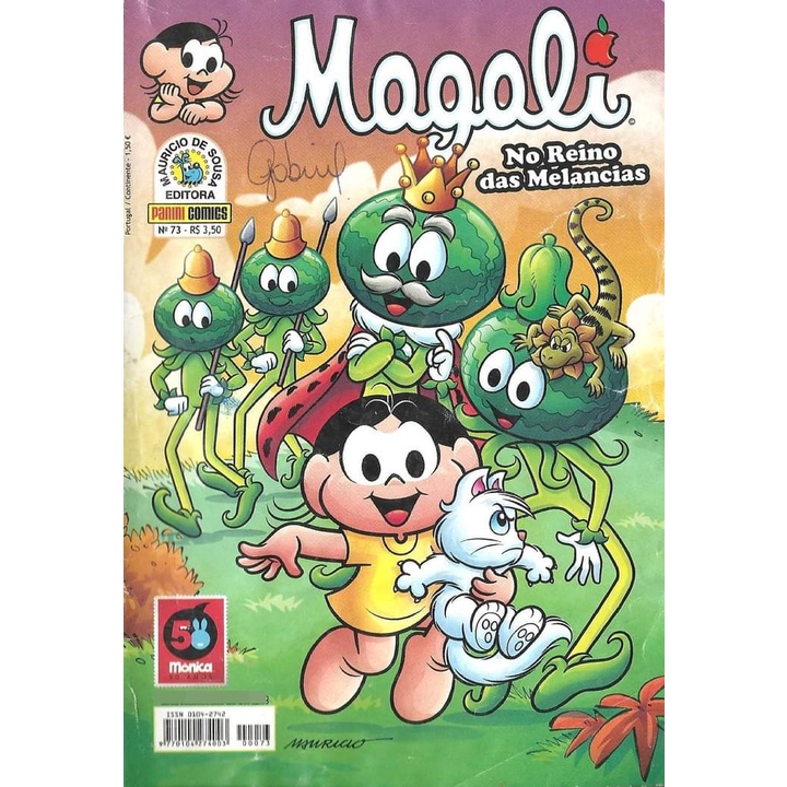 Gibi Magali Nº 73 Janeiro De 2013 Revista Hq Turma Da Mônica