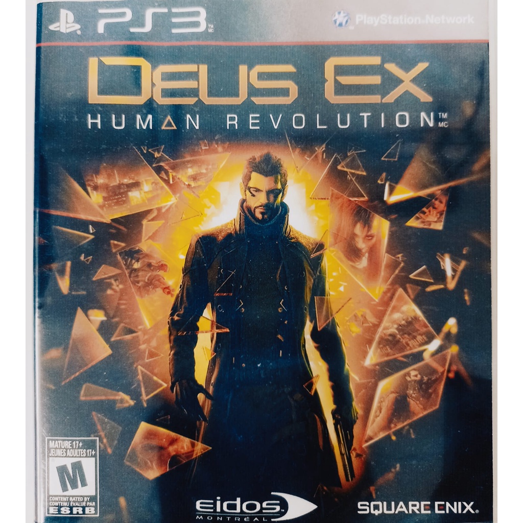 Deus ex Human revolution PS3 Mídia Física Original Pronta Entrega ...