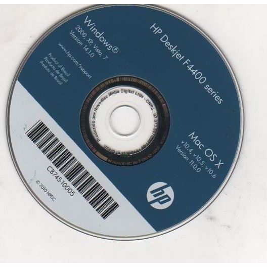 Cd De Instalação Para Impressora Hp Deskjet F4480 - F4400 | Shopee Brasil