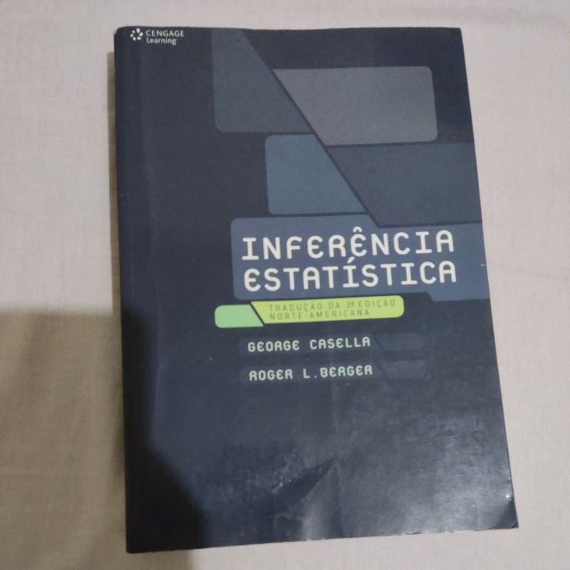 Inferência Estatística 2° edição George Casella | Shopee Brasil