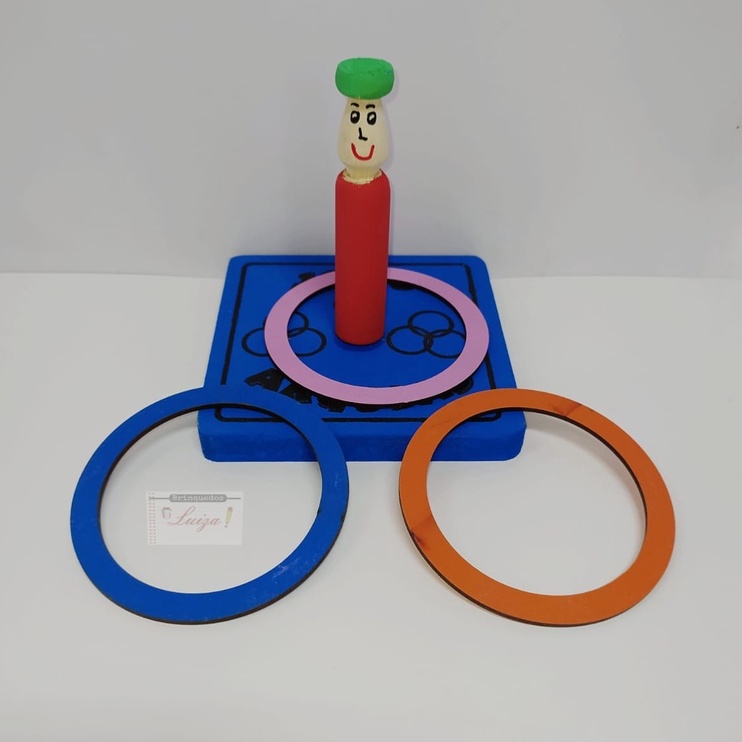 Jogo das Argolas, Brinquedo Pedagógico das Argolas | Shopee Brasil