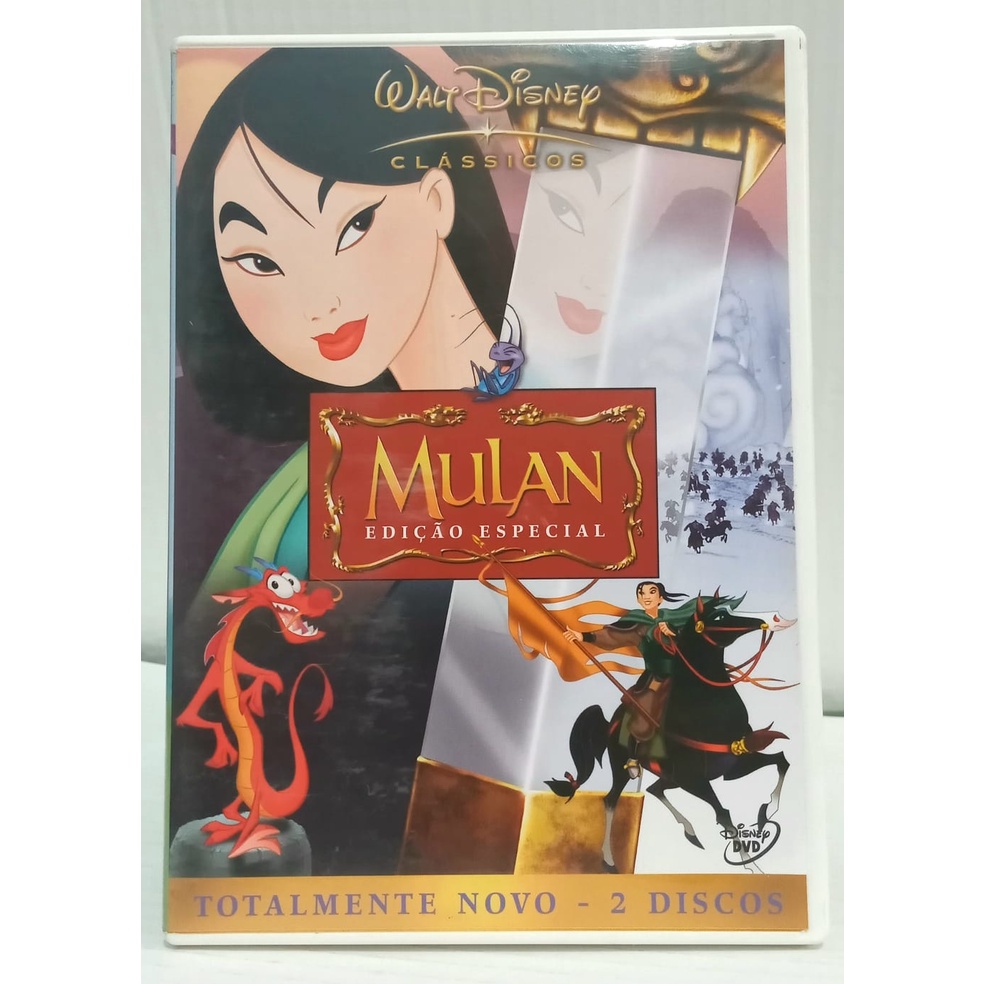 Dvd Mulan - Edição Especial - Dvd Duplo - (Original/Novo/Lacrado ...