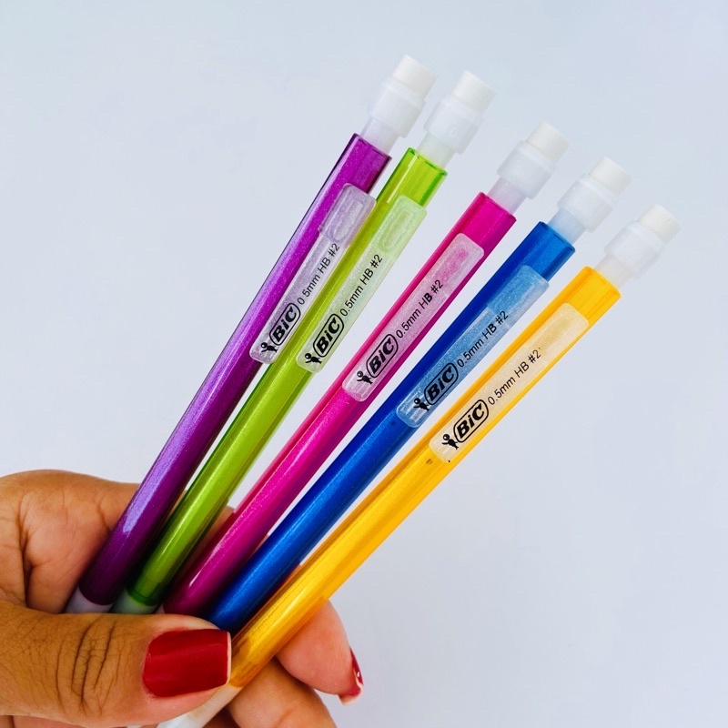 Lapiseira Bic Shimmers 0.5mm CORES DISPONIVEIS | Shopee Brasil
