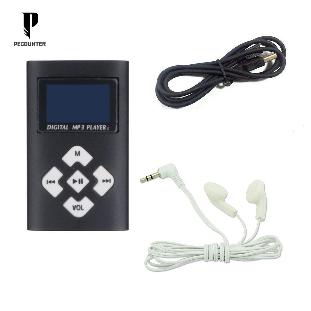 Mp3 Player De Música Com Tela Lcd De 1.1 "Com Slot Para Cartão Tf Usb ...