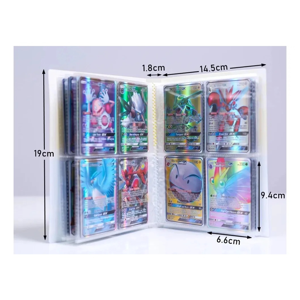 Álbum Pasta Pokémon Oficial Porta 240 Cartas com 30 folhas Ash Pikachu ...