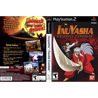 Inuyasha Feudal Combat Ps2 estojo com encarte + personalizado | Shopee ...