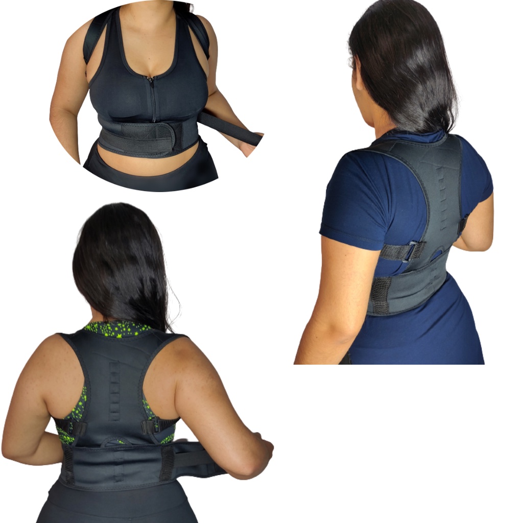 Colete Corretor Postural Dor na Coluna Lombalgia Artrose | Shopee Brasil