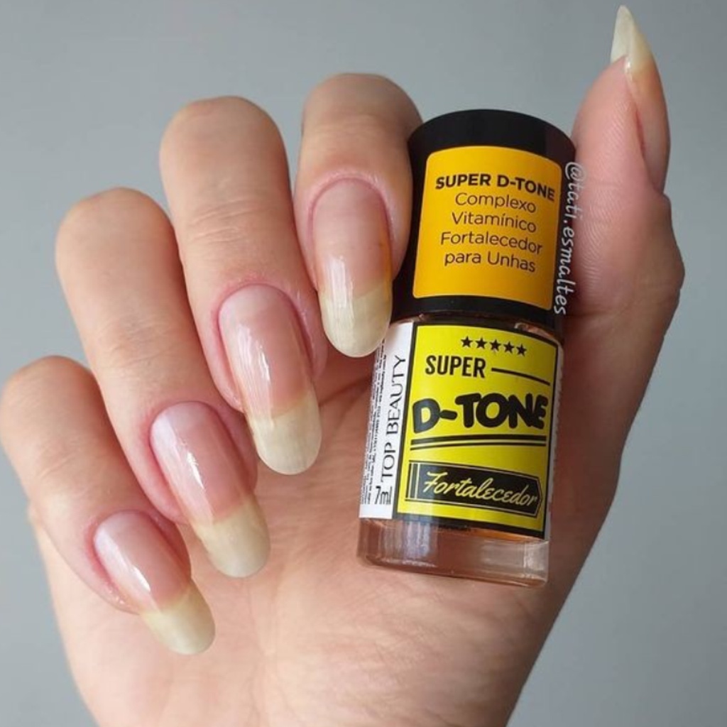 Base Fortalecedora De Tratamento Para As Unhas Sos Super D Tone 7ml ...