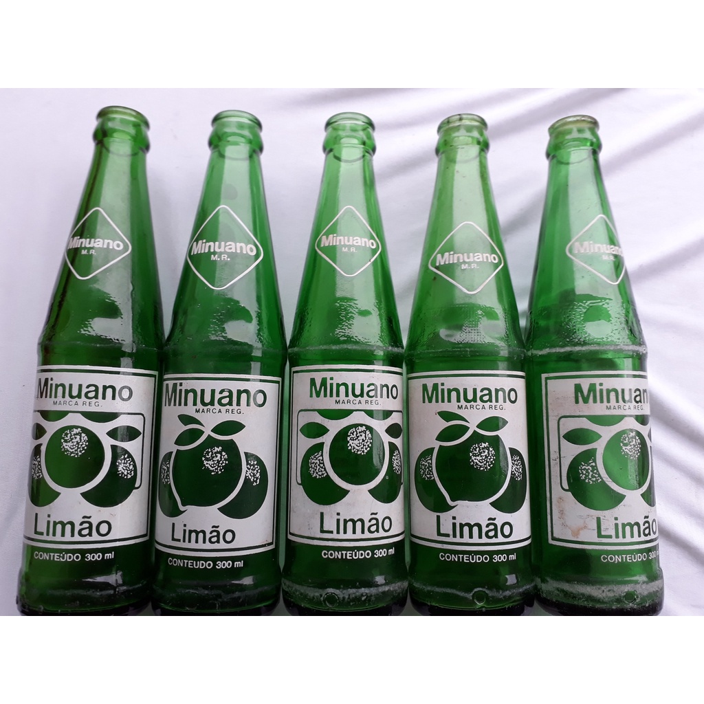 Garrafa Antiga Minuano Limão 300 ml - X | Shopee Brasil