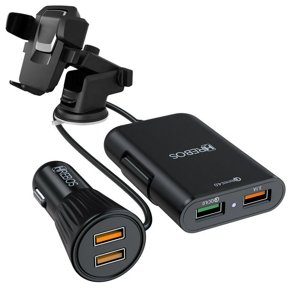 Carregador Celular Carro Turbo Tomada Usb Veicular Carregador