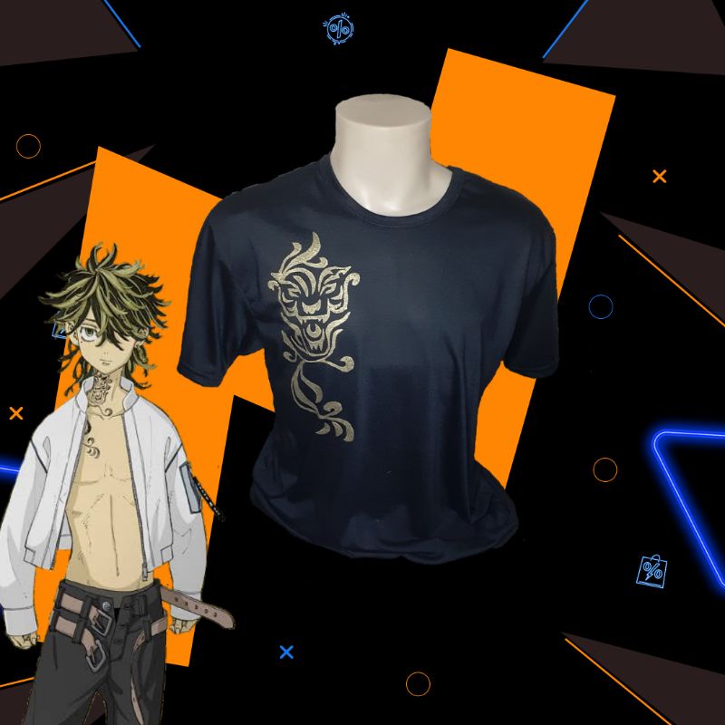 Camiseta Kazutora Tokyo revengers Valhalla Dourado | Shopee Brasil