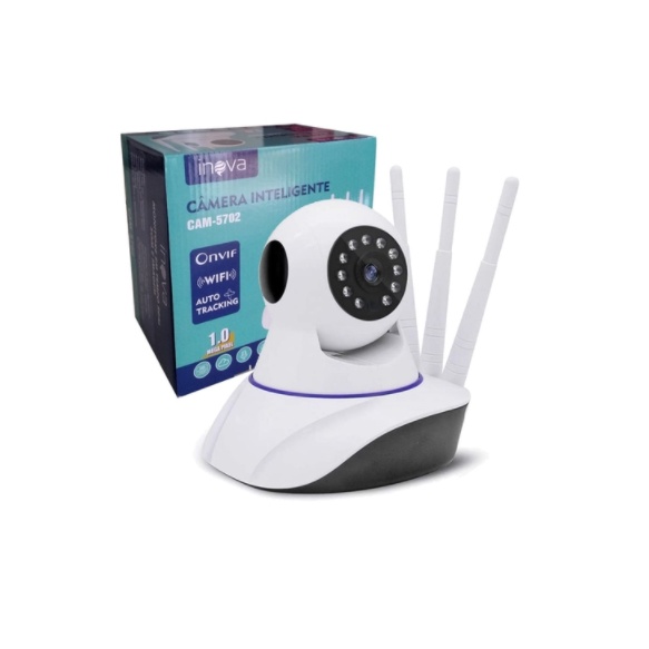CAMERA INTELIGENTE IP - SEM FIO - WI-FI, GIRATORIA - AUTOTRACKING INOVA ...