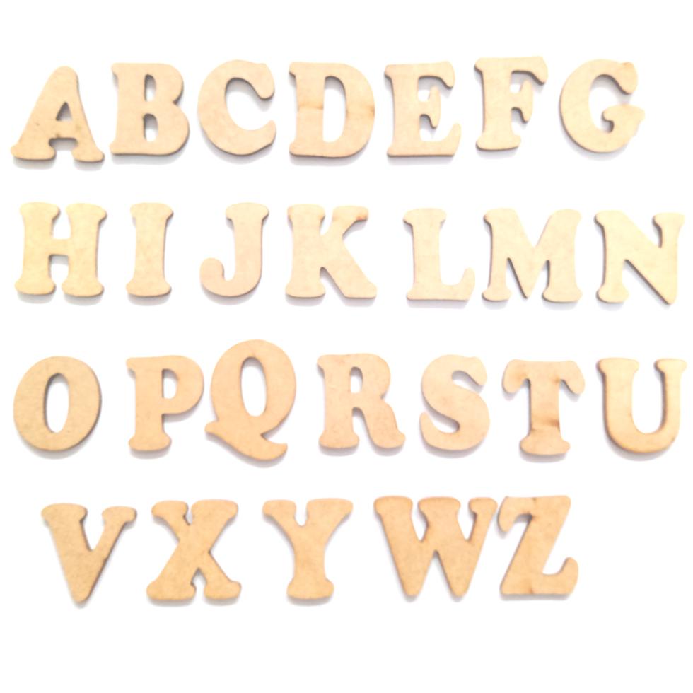 Letra Pequena 3cm Fonte Cooper Para Iniciais ou Frases | Shopee Brasil