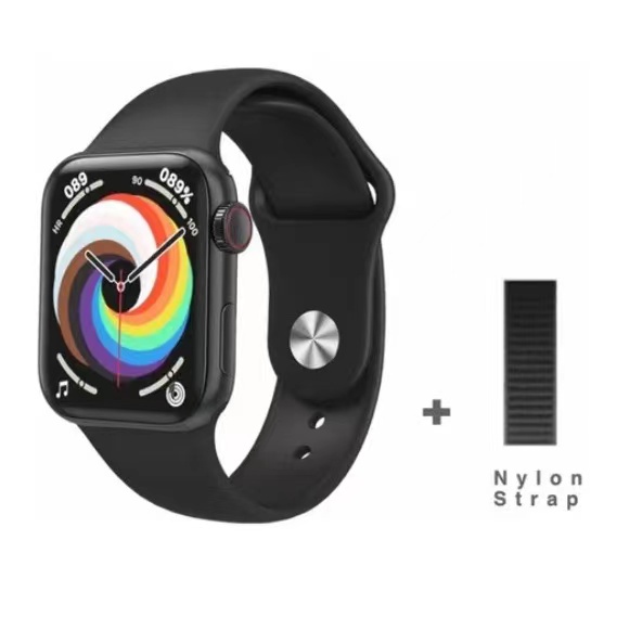 Relógio Smartwatch iwo Hw19 + 2 Pulseiras Tela infinita Serie 6 ...