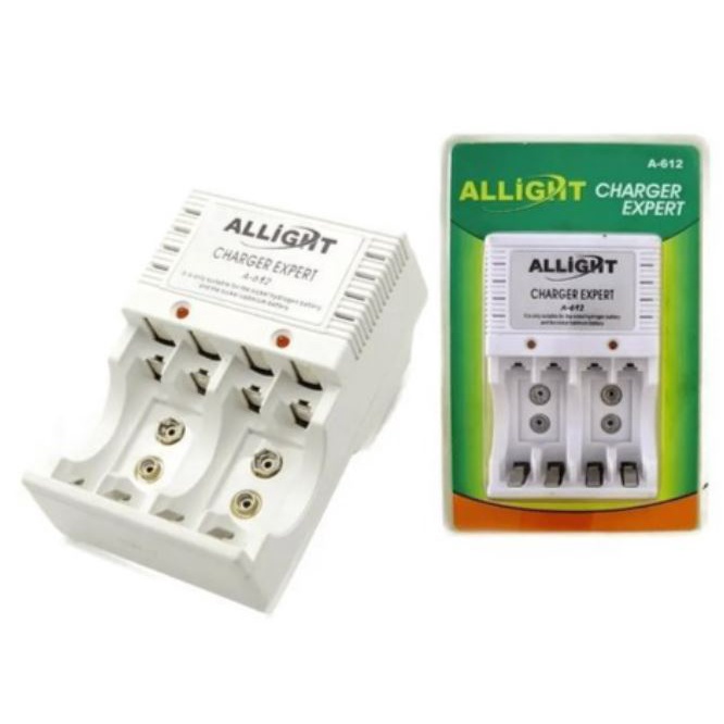 CARREGADOR DE PILHA ALLIGHT A-612 S/PILHA BIVOLT | Shopee Brasil