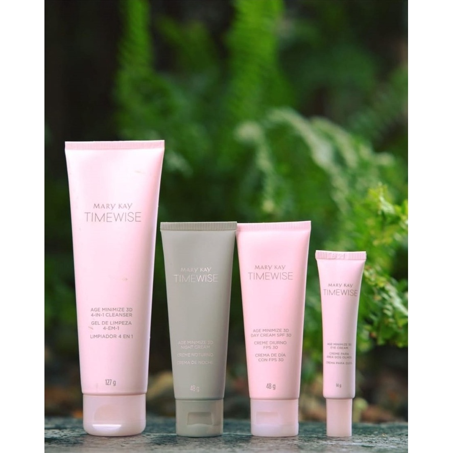 Mary Kay Sistema Timewise 3D® - Antissinais Completo - Anti-idade Clareador Profissional 4 ...
