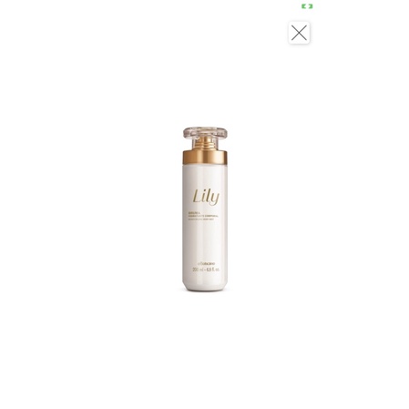 Bruma Hidratante corporal desodorante Body mist Lily 200ml | Shopee Brasil