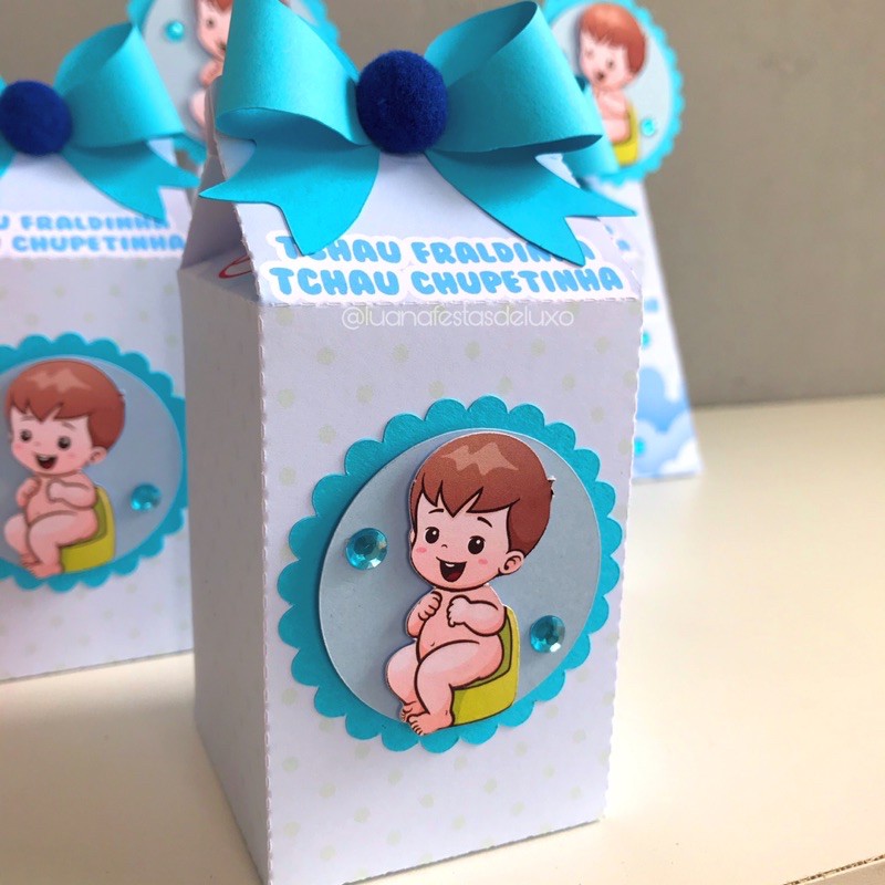 caixa milk tchau fraldinha (10 unidades) | Shopee Brasil