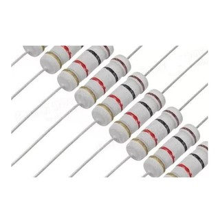 100x resistores 2w escolha 1 valor ohmico por kit (0,24 ohms a 39 ohms ...