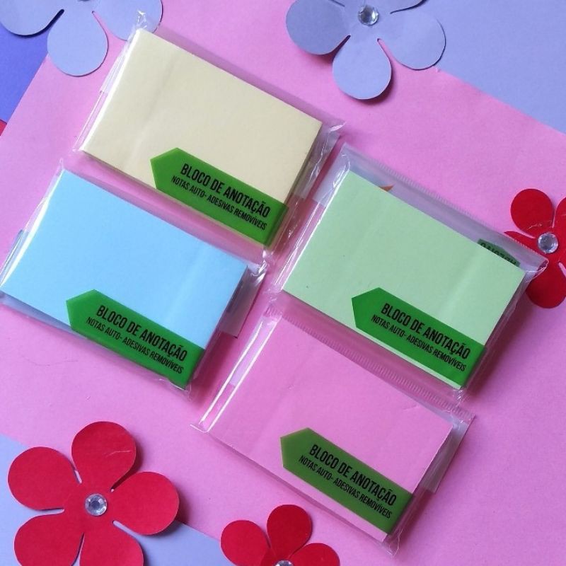 Bloco De Notas Adesivas Tom Pastel Shopee Brasil