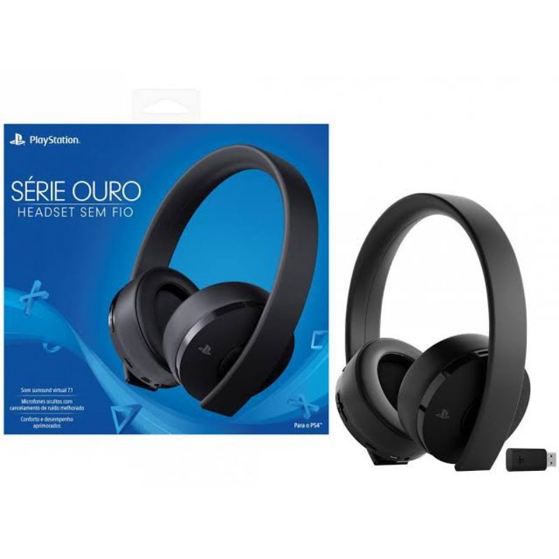 Headset Ps4 Sony Serie Ouro