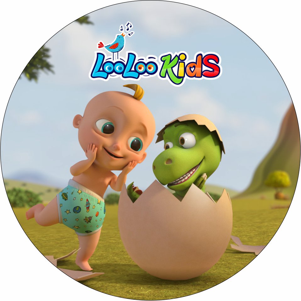 Painel Loo Loo Kids Zigalú 1,00x1,00 - Redondo em lona | Shopee Brasil