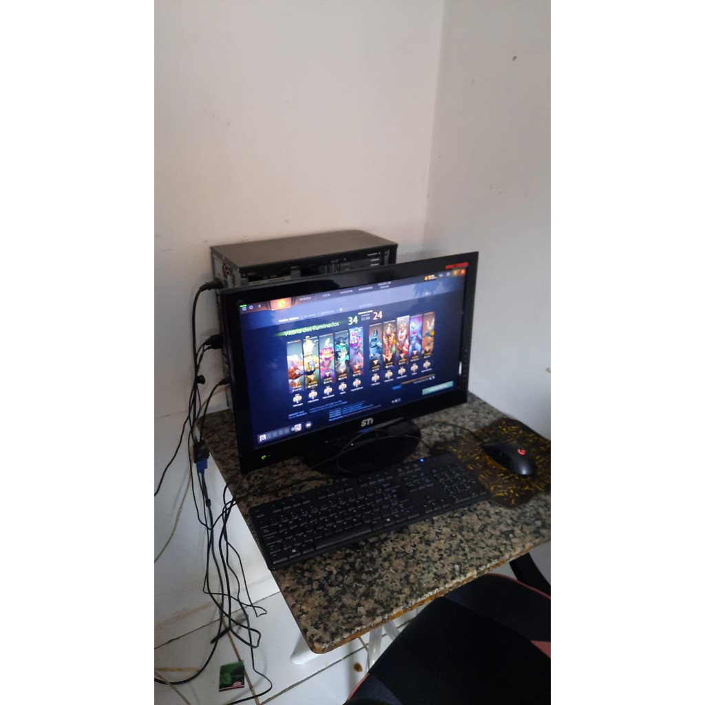 SETUP GAMER FX 8350, 12GB RAM, SSD,GTX 1050 2GB, MONITOR FULL HD ...