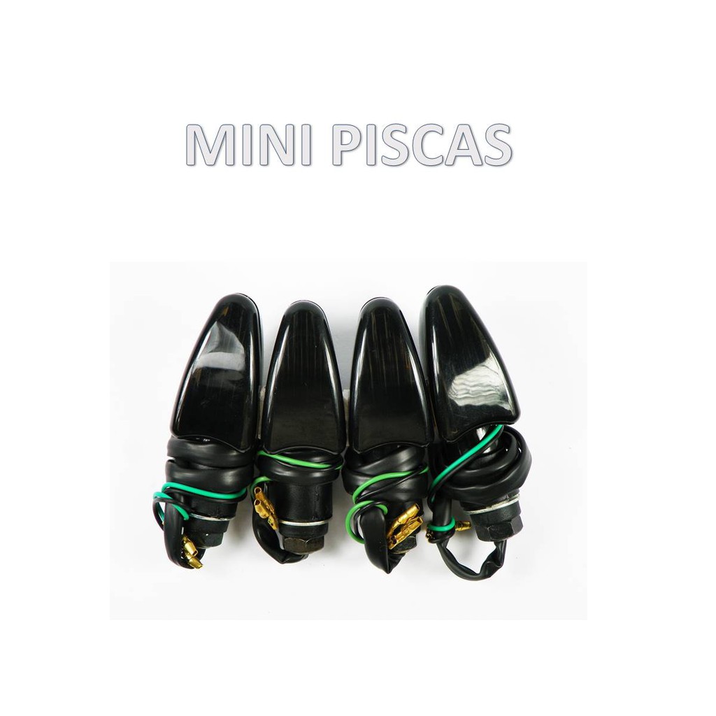 Pisca Seta Mini Flecha xre 300 falcon Hornet Cb300 cb 500 Cg 125 150 ...