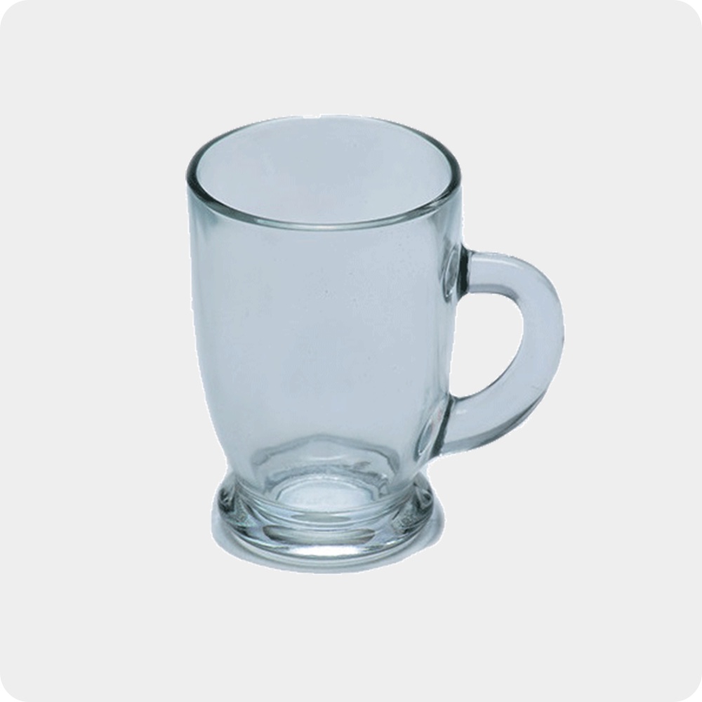 Caneca Lisa de Vidro Transparente 150Ml | Shopee Brasil