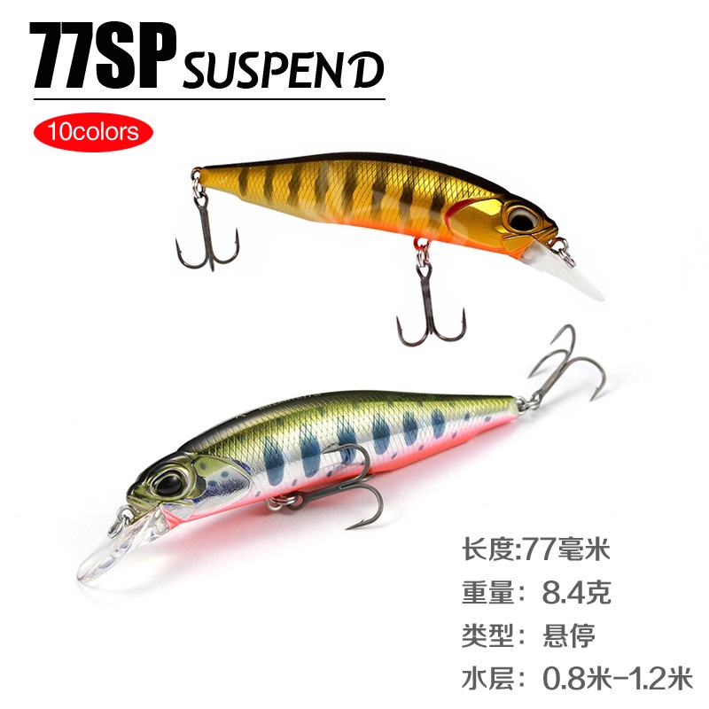 Nova Isca Luya , Mi Nuo Stop 77mm8.4G/5G63mm Alice Boca Biônica De ...