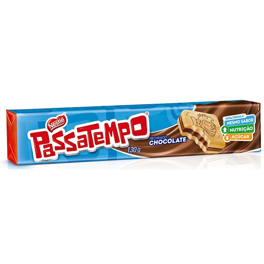 Kit C/20 Biscoito Passatempo Chocolate Nestle 130g | Shopee Brasil