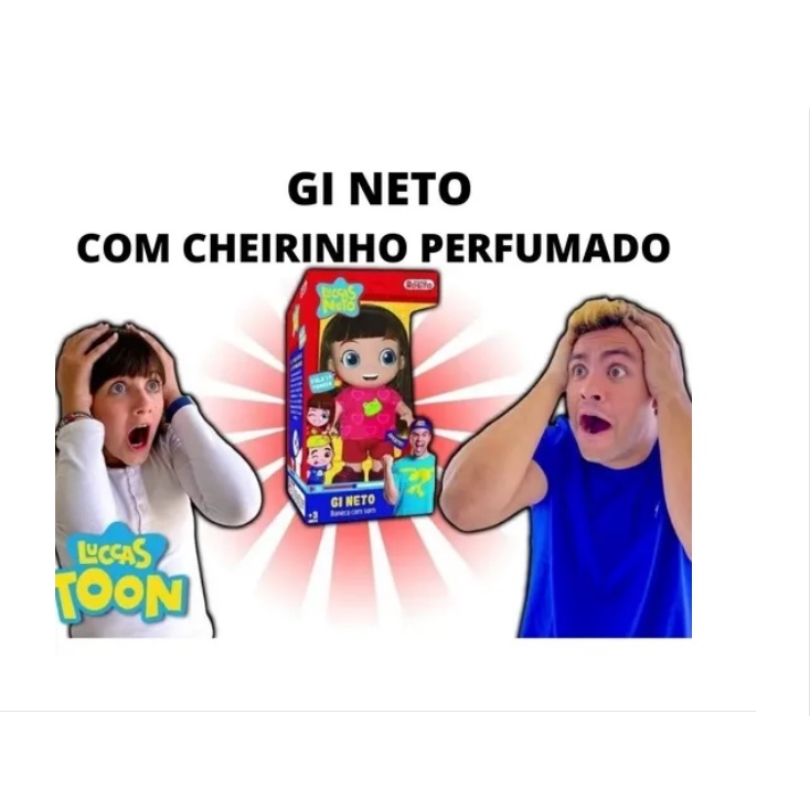 Boneca Gi Neto Perfumada Aventureira Vermelha Fala 14 Frases | Shopee ...