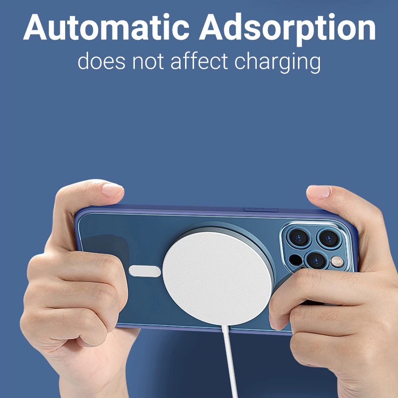 Capa Capinha transparente com MagSafe para iPhone 11 / 12 / Pro / Max / Mini | Shopee Brasil